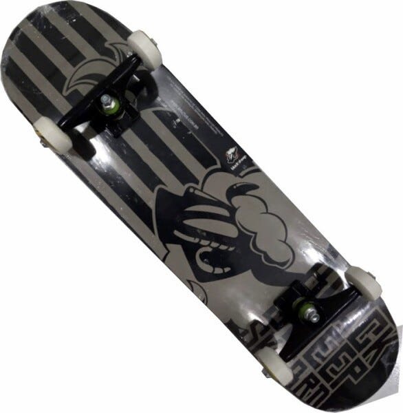 Skate Black Sheep Montado Completo Profissional Stick Abec 11 Preto ...