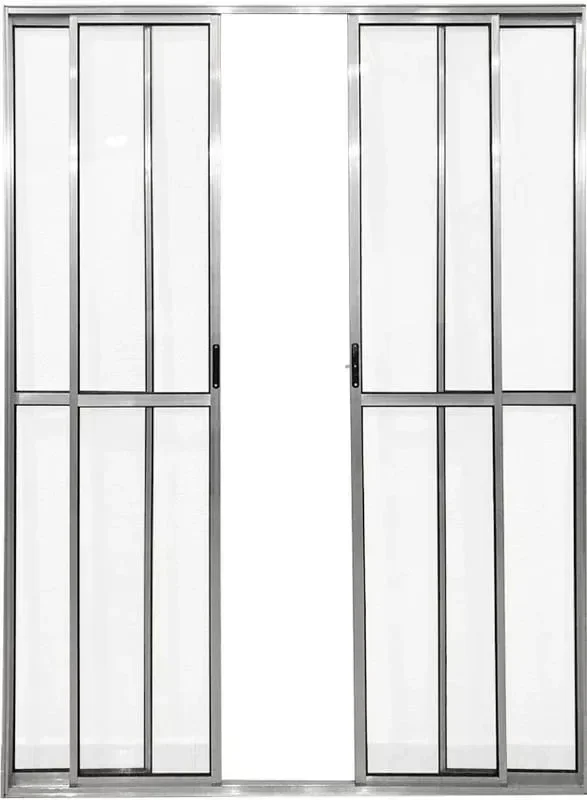 Porta de Aluminio Sacada 4 Folhas Com Trinco Anchieta Esquadrias 2,10 x ...