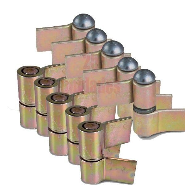 Kit 25un Gonzo Dobradiça Aba Nº 0 | MadeiraMadeira