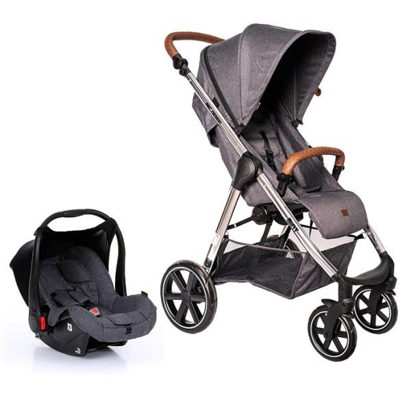CARRINHO MINT ASPHALT DIAMANTE + bebê CONFORTO RISUS - ABC DESIGN | MadeiraMadeira