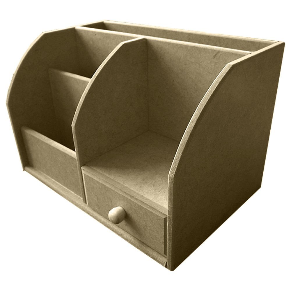 Porta Lápis e Utensilios de Escritório - MDF | MadeiraMadeira