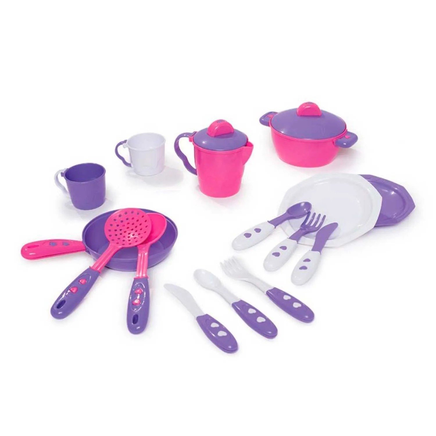 COZINHA MINI CHEFF COM ÁGUA TATETI REF:317 3 ANOS + - UN - Rosa e Lilás ...