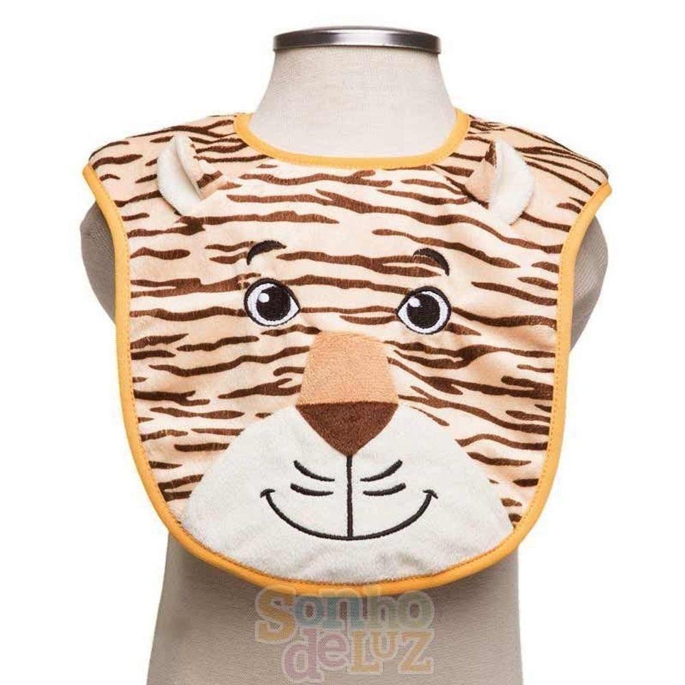 Babador de Bebê Impermeável Tigre Marrom Claro - Sonho de Luz ...