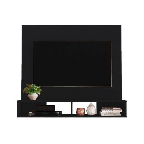 Painel para TV até 50 Polegadas com 2 Nichos em MDF - Preto ...