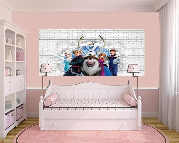 Papel De Parede 3D Frozen 0018 (1.0M X 2.0M) | MadeiraMadeira