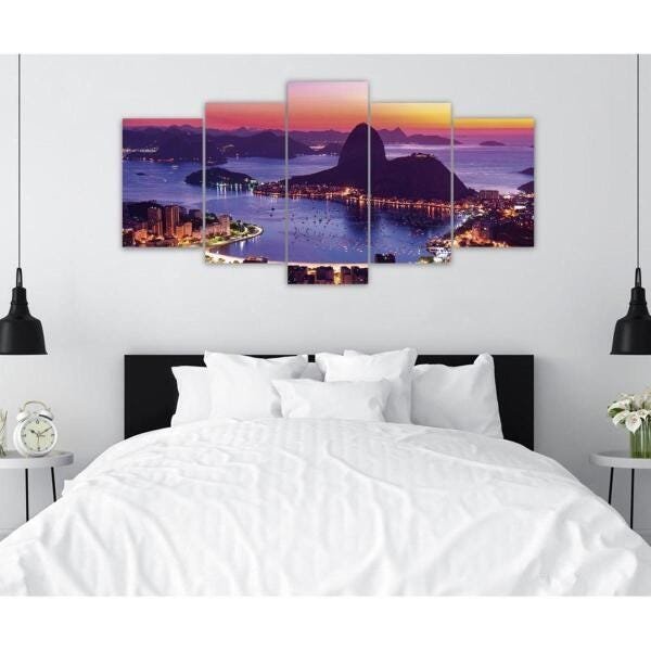 Quadro Decorativo Sala Quarto Escritório Rio de Janeiro | MadeiraMadeira