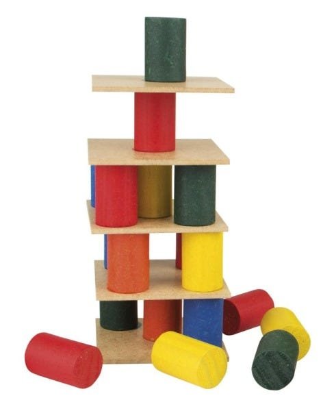 Torre Inteligente - Mad. - 63 Pc- Cx. Mad. | MadeiraMadeira