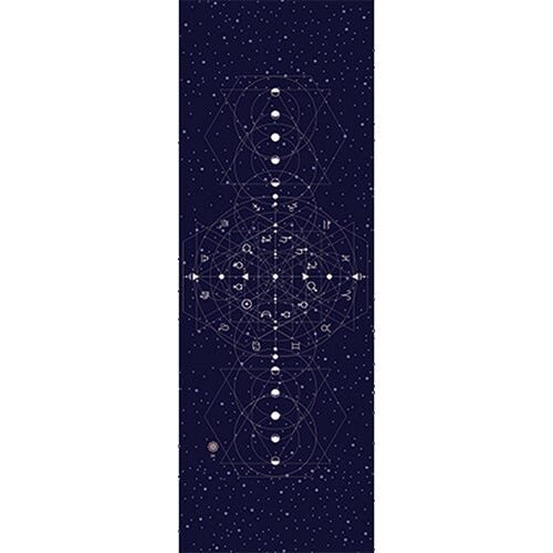 Tapete Yoga Mat Aveludado Astrologia 1,80x0,65m | MadeiraMadeira