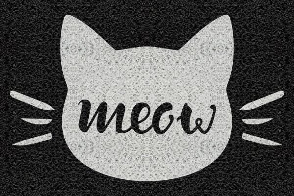 Tapete Capacho - Meow | MadeiraMadeira