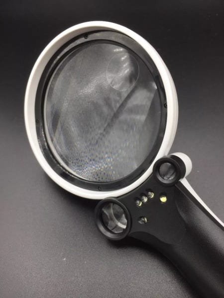 Lupa De Mão 4 Modo De Aumento 5 Leds Profissional | MadeiraMadeira