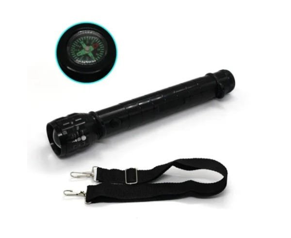 Lanterna Tática Led Com Alça E Bussola | MadeiraMadeira
