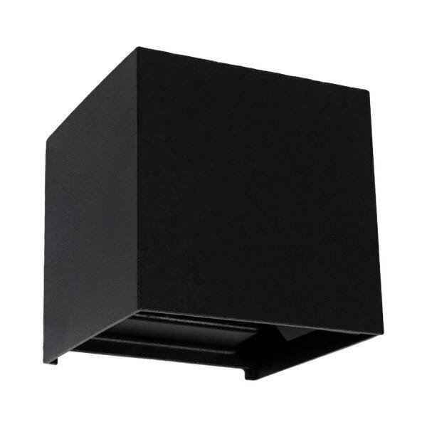 Arandela Hub Preto Led 6w 3000k Fachos Ajustáveis St1635 | MadeiraMadeira