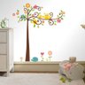 Adesivo de parede arvore com corujinhas | MadeiraMadeira