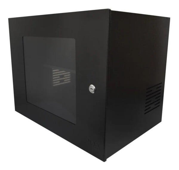 Mini Rack 19" 08U X 350mm "Plus" Acr Preto | MadeiraMadeira