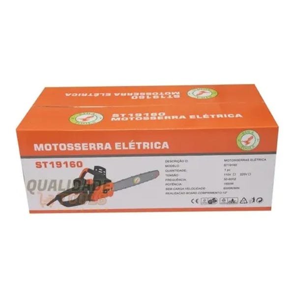 Motosserra Eletrica 220v 1600W Profissional Sabre 40cm | MadeiraMadeira