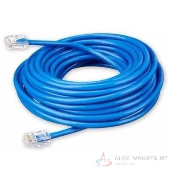 Cabo de Internet 20 Metros Cabo de Rede + 2 Rj45 + Clipado | MadeiraMadeira