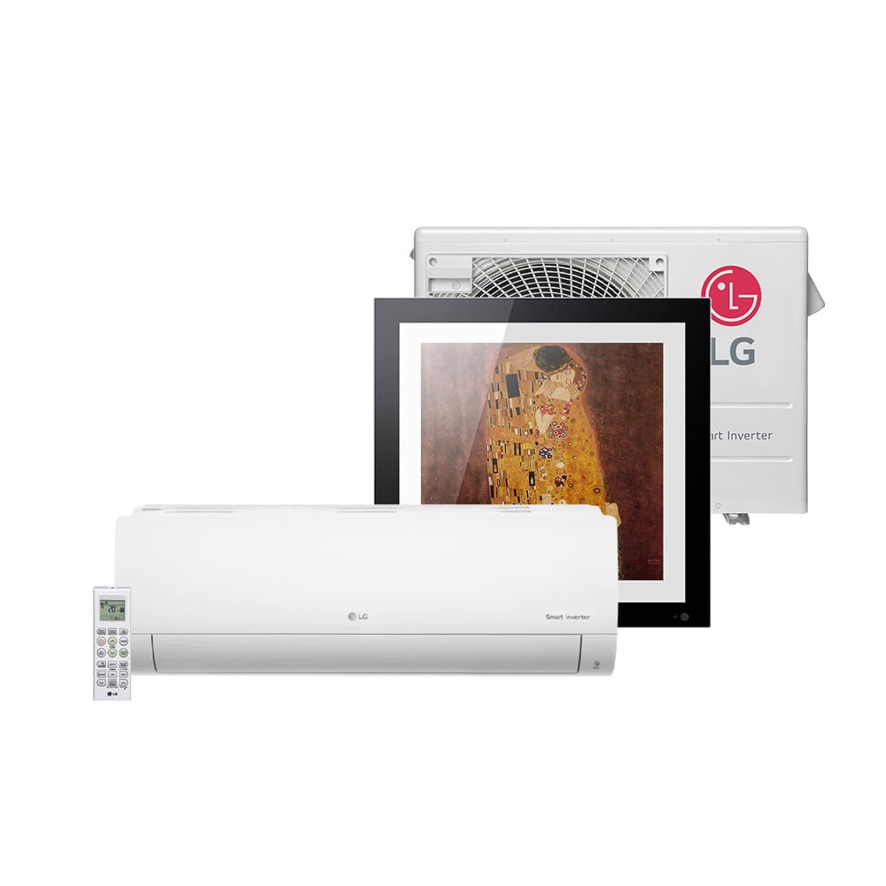 Ar Condicionado Multi Split Inverter Lg Hi Wall 1x7000 e Gallery 1x9000 ...