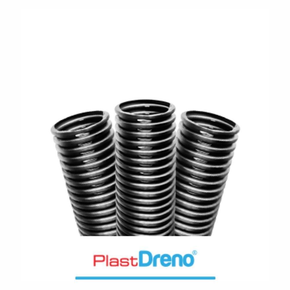 Eletroduto Corrugado Flexivel Com Guia 40mm (1.1/4) X 50 Metros Preto ...