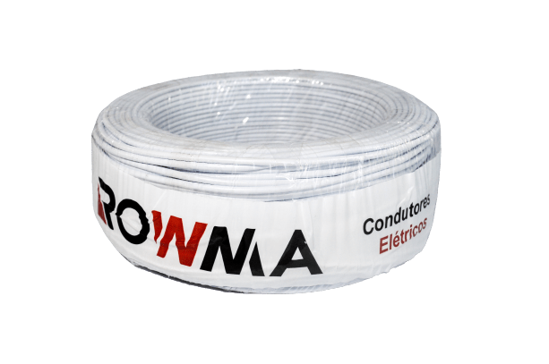 Cabo Flexível 6mm 100 Metros Branco Rowma | MadeiraMadeira
