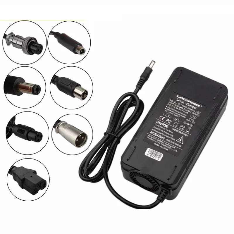 Carregador Fonte 48v 54,6v 3a Hover & Bicicleta Elétrica Xlr Dangos 48/ ...