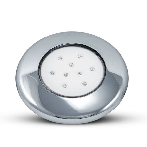 Luminária Led Para Piscina Branco 9W Bronze Cromado 12V | MadeiraMadeira