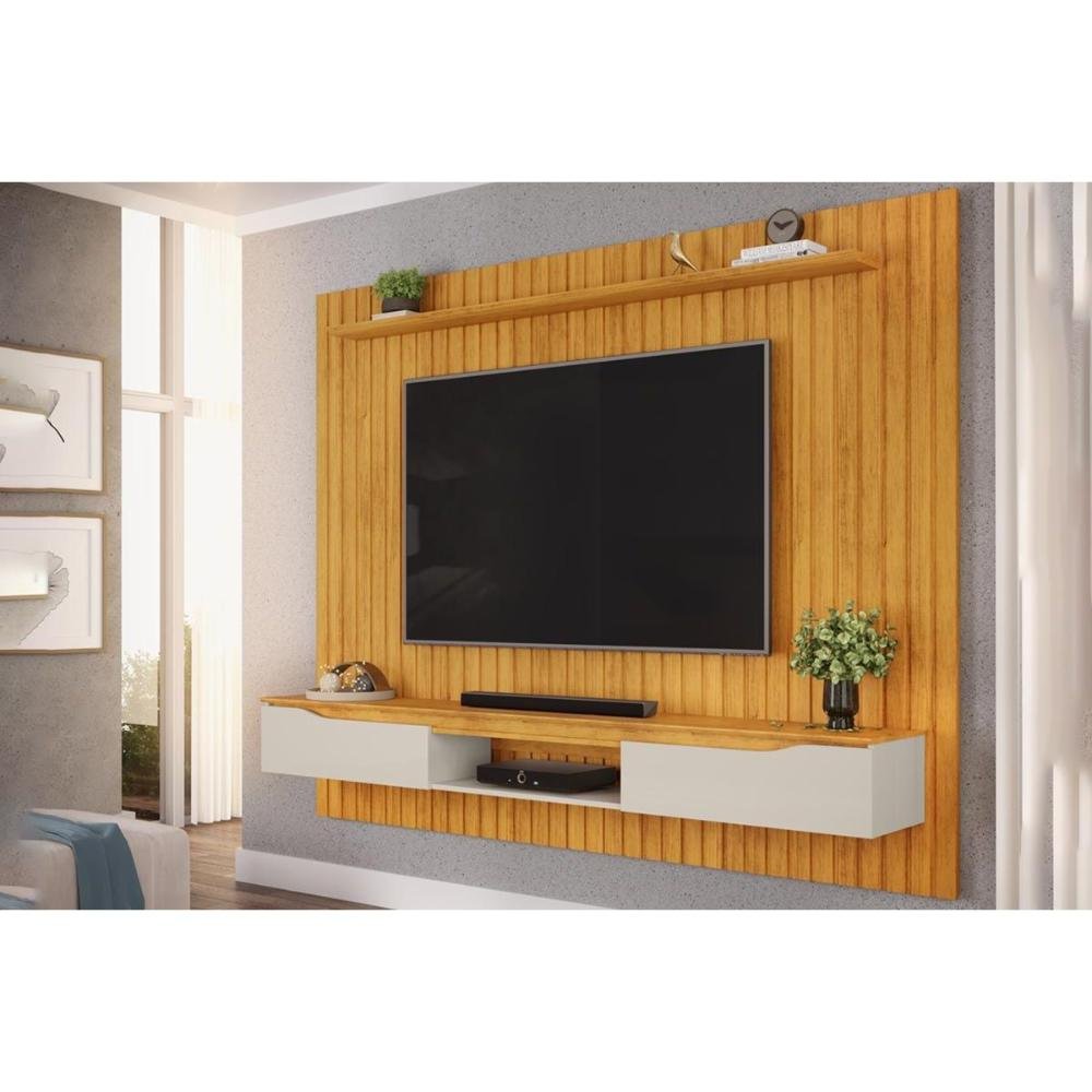 Painel Home P/tv até 70 Polegadas Isac 180 C/ Prateleira e Bancada ...