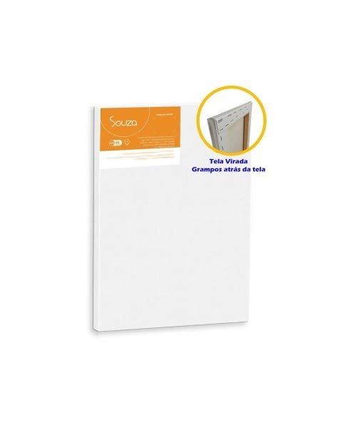 Painel Para Pintura Em Algodão 80 x 120 cm Chassi Duplo (3 cm Espessura ...