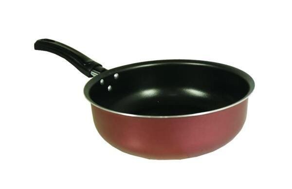 Frigideira Alta Antiaderente Não Gruda Cor Cereja N20 | MadeiraMadeira