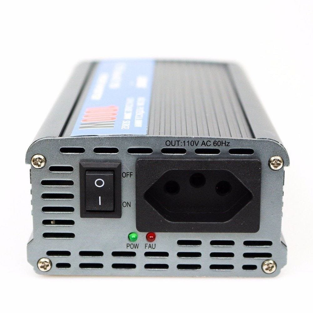 Inversor Conversor 12V para 220V Potência 500W Veicular Transformador Tensão Leboss LB-507A ...