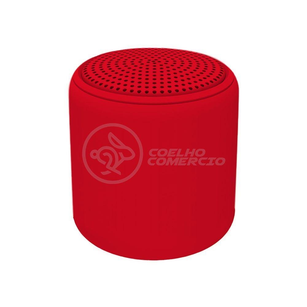 Mini Caixa de Som Inpods Wireless Bluetooth V5 Vermelho | MadeiraMadeira