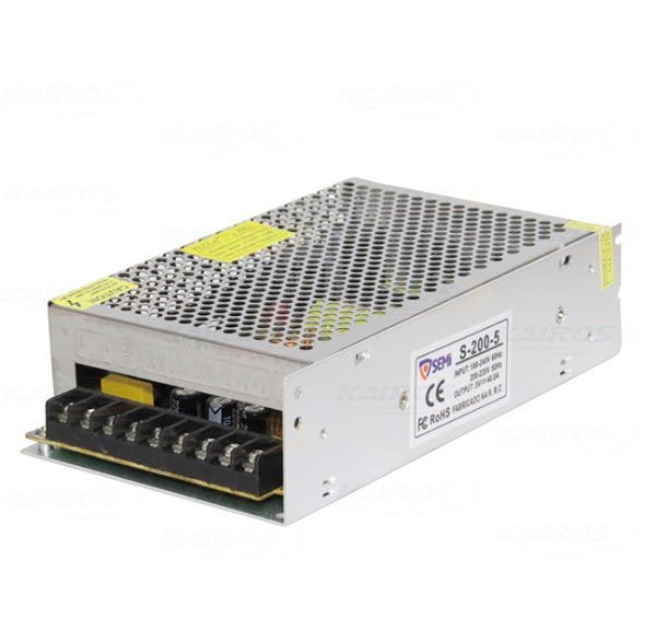 Fonte Chaveada 5v 40a 200w Metálica Bi-volt Semi SC1252 | MadeiraMadeira