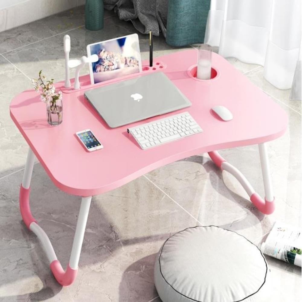 Mesa para Notebook Home Office com Usb Ventilador Iluminação Cama Sofá ...