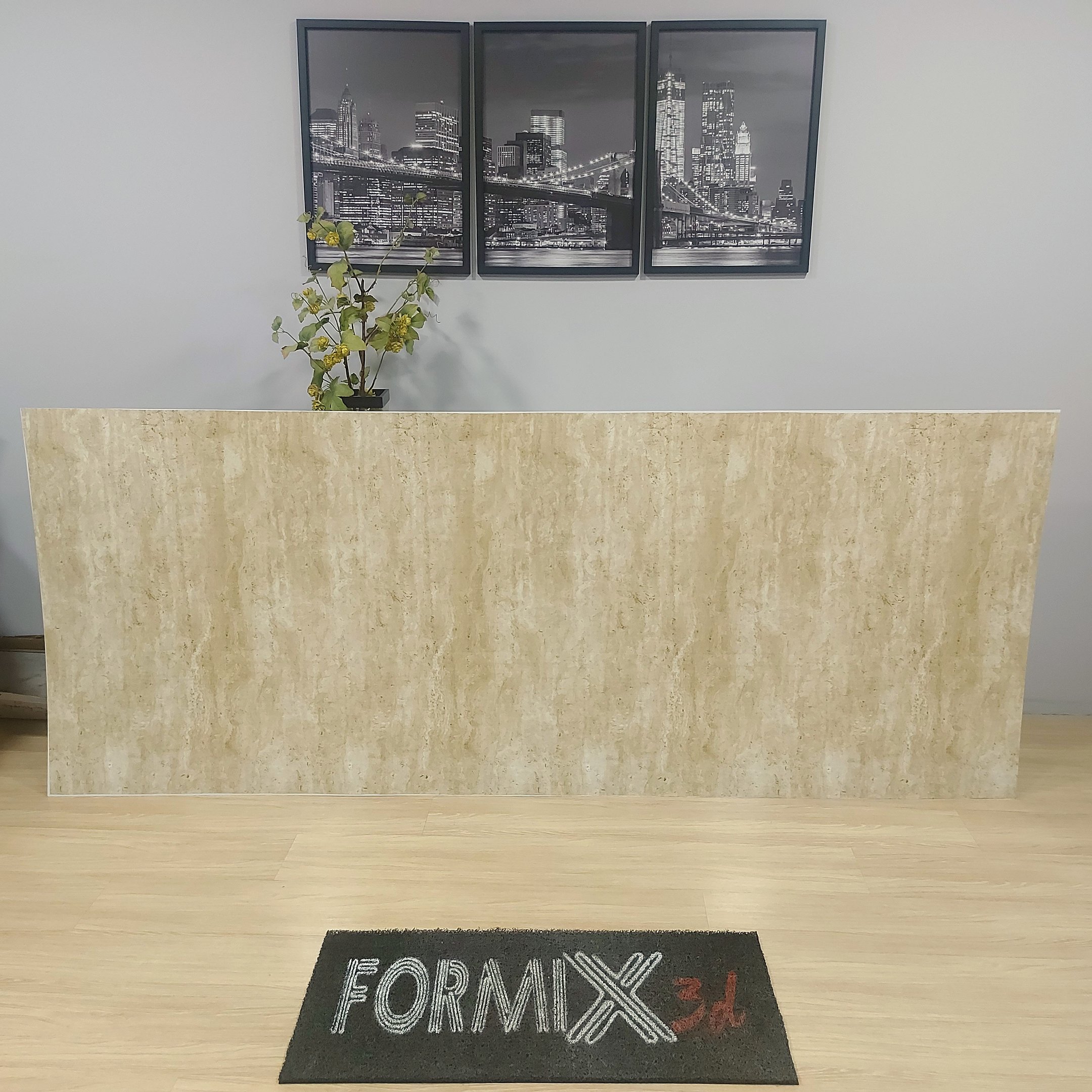Revestimento em Placa Flexível Efeito Mármore Formix 3d (1 X 2,50m ...