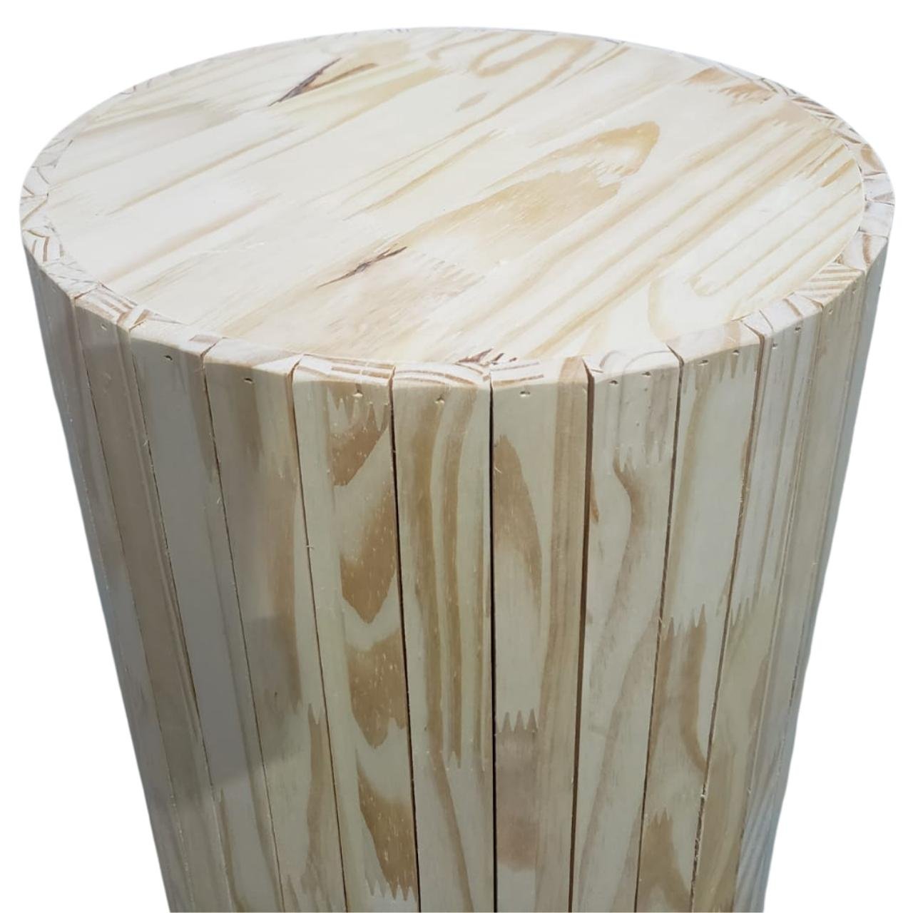 MESA DE CILINDRO RIPADO PARA DECORAÇÃO E FESTA - G | MadeiraMadeira