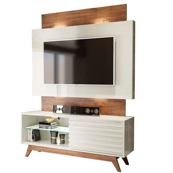 Home Theater Mondith para TV até 55 Polegadas com LED e 1 Porta de ...