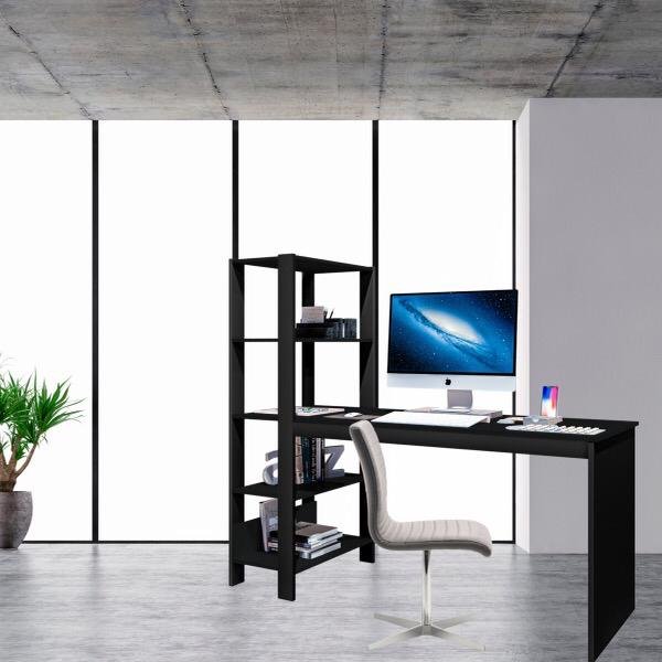 Mesa Para Escritório E Computador Escrivaninha Home Office | MadeiraMadeira