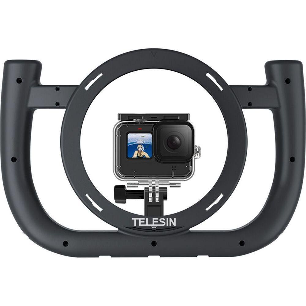 Dome com Suporte Manual para Gopro 9, 10 e 11 Black - Telesin ...