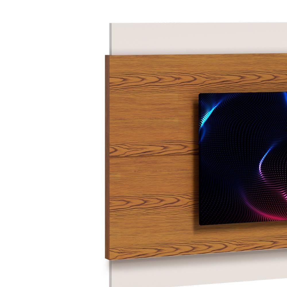 Painel De Tv Para Sala Até 60 Polegadas Freijó Off White Classic Imcal | MadeiraMadeira
