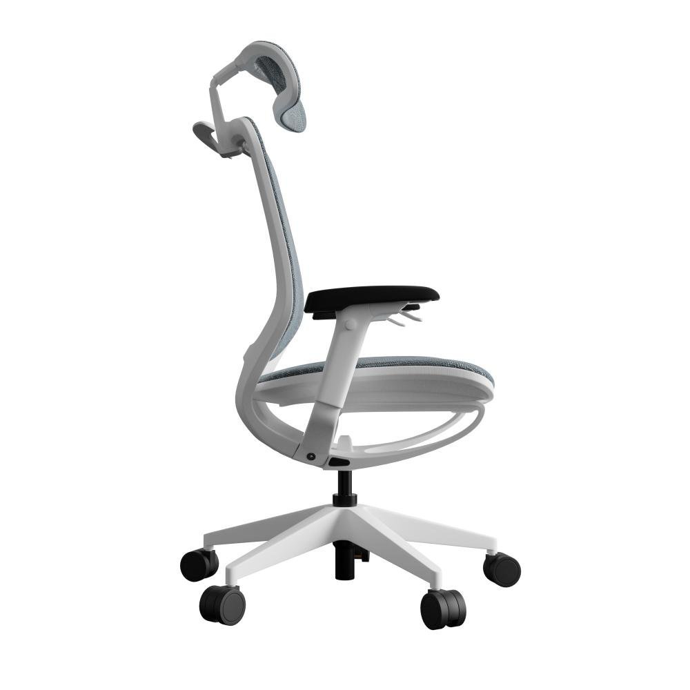 Cadeira de Escritório Elements Joplin White and grey | MadeiraMadeira