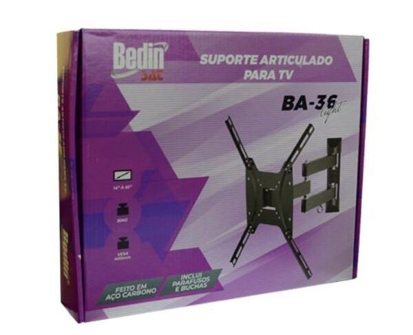 Suporte TV 50 Polegadas 4K Samsung Articulado | MadeiraMadeira