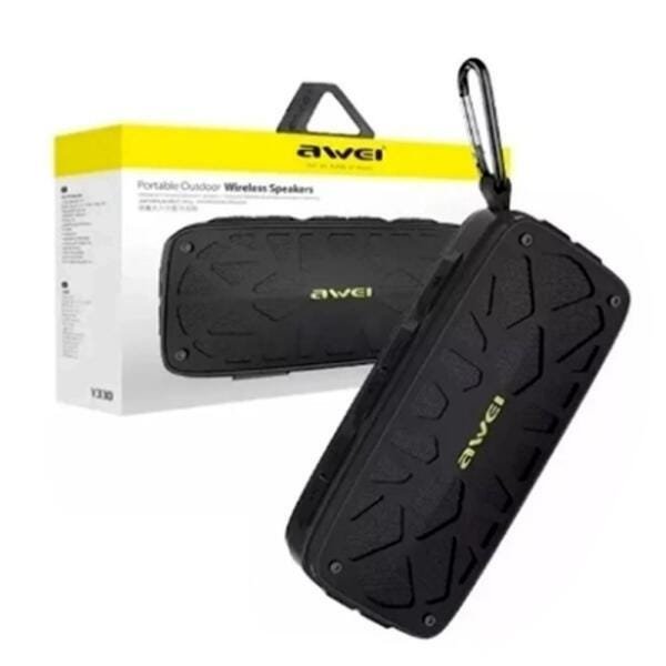 Caixa Som Awei Y330 Bluetooth Auto Falante Rádio USB Estéreo ...