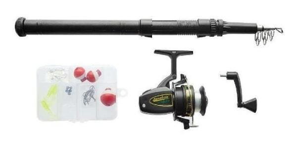 Kit Pesca Vara Molinete E Estojo De Acessórios Western Vp-03 | MadeiraMadeira