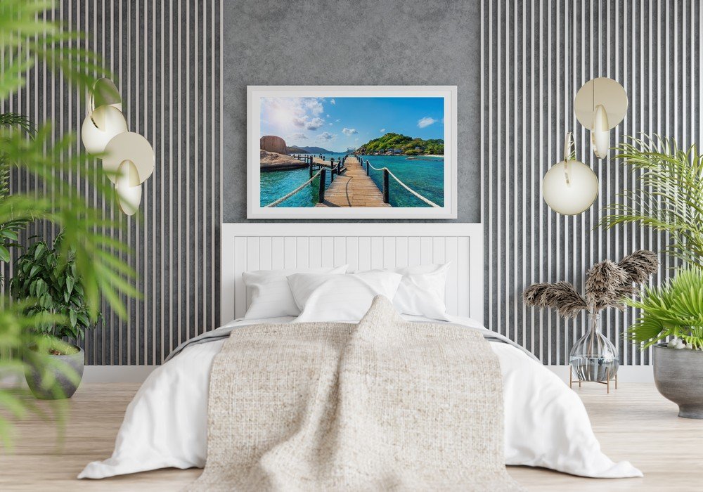 Quadro Decorativo Trapiche IV | Moldura Branca:63x43 | MadeiraMadeira