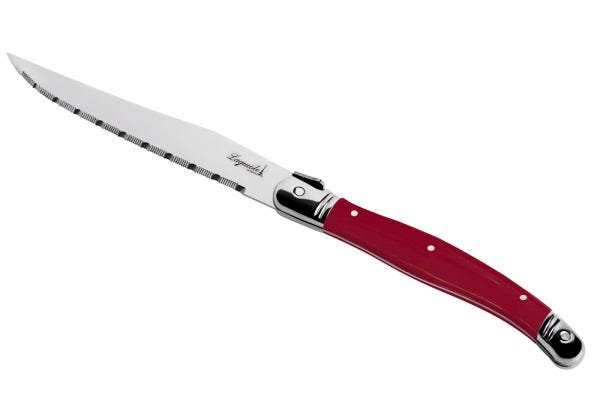 CONJU. 6 FACAS LUXO EM SUPORTE DE MADEIRA BORDEAUX | MadeiraMadeira