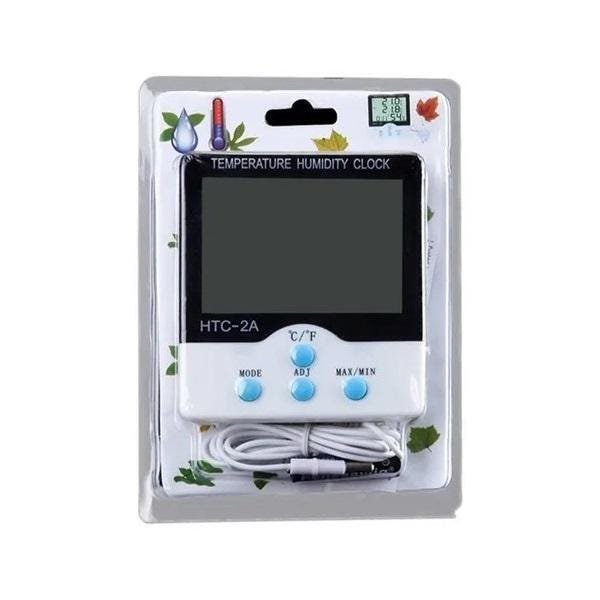 Termômetro De Máxima E Mínima Digital Com Higrômetro Htc-2A | MadeiraMadeira