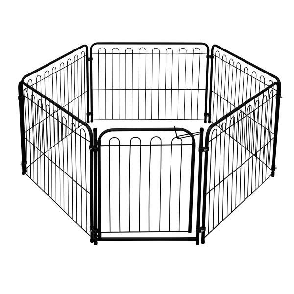 Cercado Dobrável Pet Mix 5 Lados Cachorro Cães Bebê Preto | MadeiraMadeira