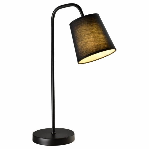 Luminária de Mesa Abajur Light D15x48cm Preto | MadeiraMadeira