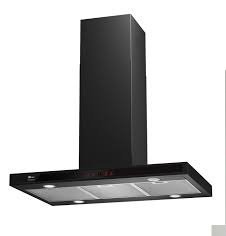 Coifa Ilha 90cm Platinum Ebony 90cm Preta 3416 Fischer | MadeiraMadeira