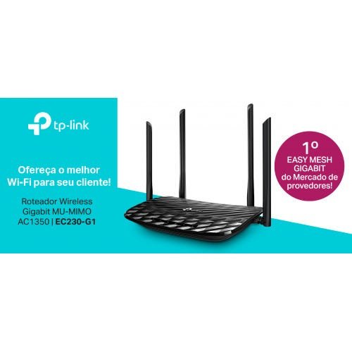 Roteador TP-Link Wireless Gigabit DualBand AC1350 (EC230-G1 ...