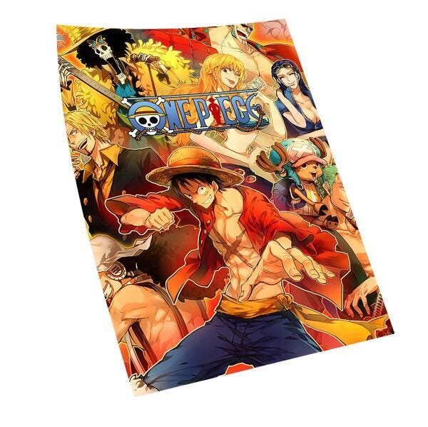Pôster Adesivo One Piece A - 42X 60Cm | MadeiraMadeira